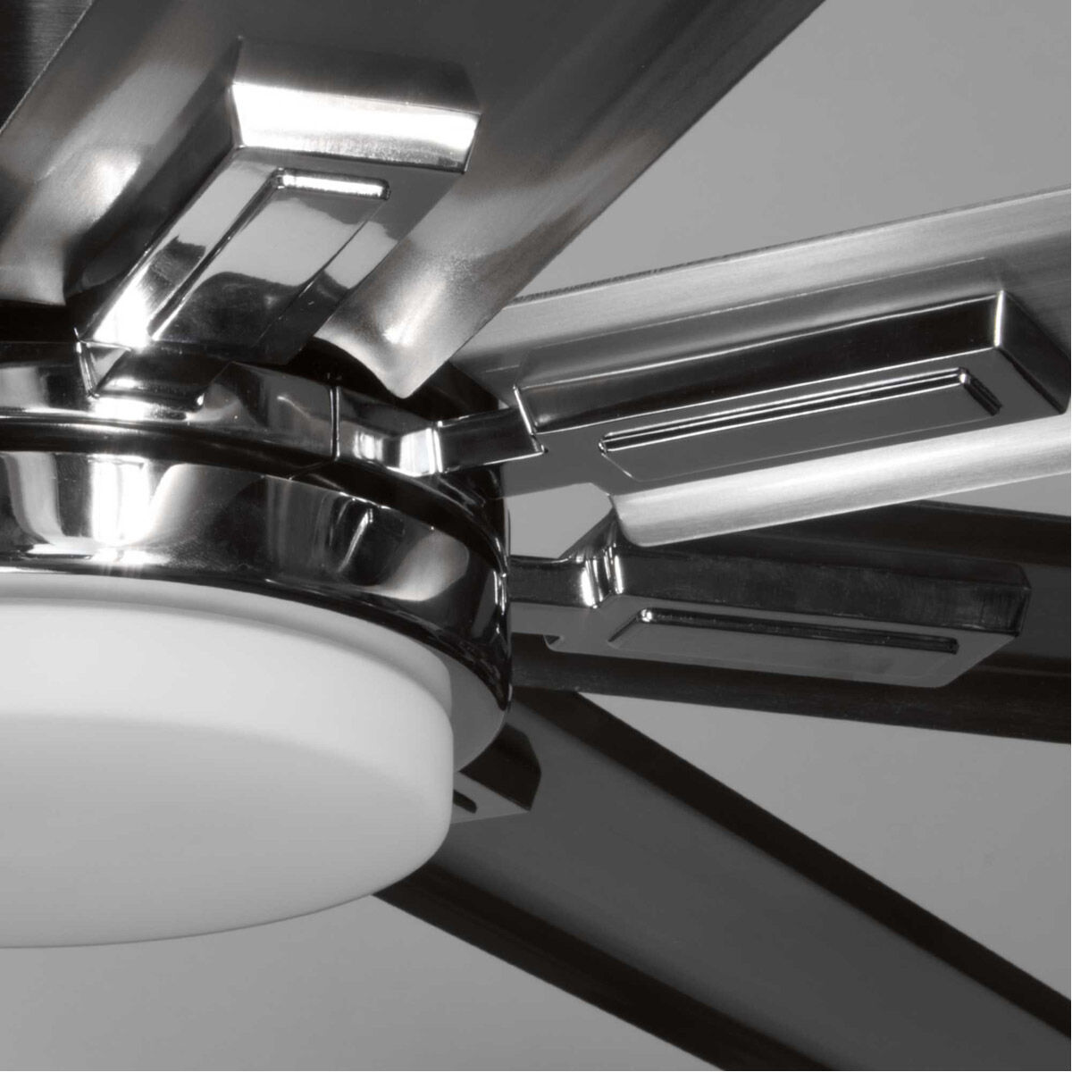 Progress P2550-0930K Vast 72 inch Brushed Nickel Ceiling Fan, Progress LED