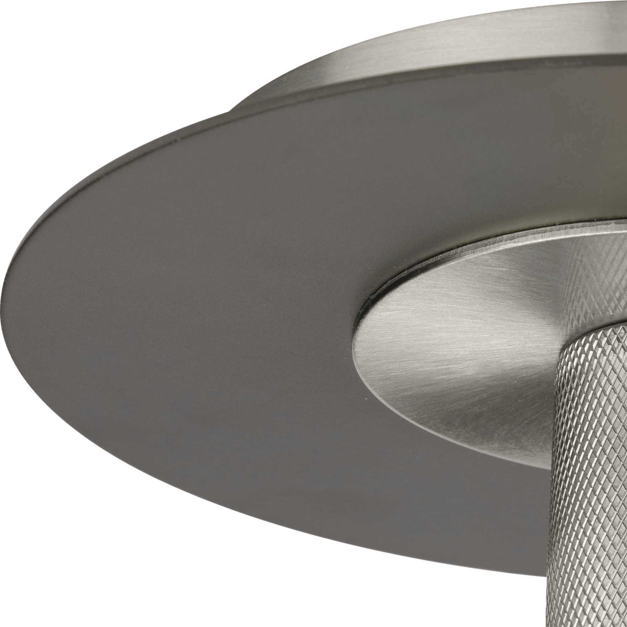 Trimble 1 Light 8 inch Brushed Nickel Flush Mount Ceiling Light, Design ...