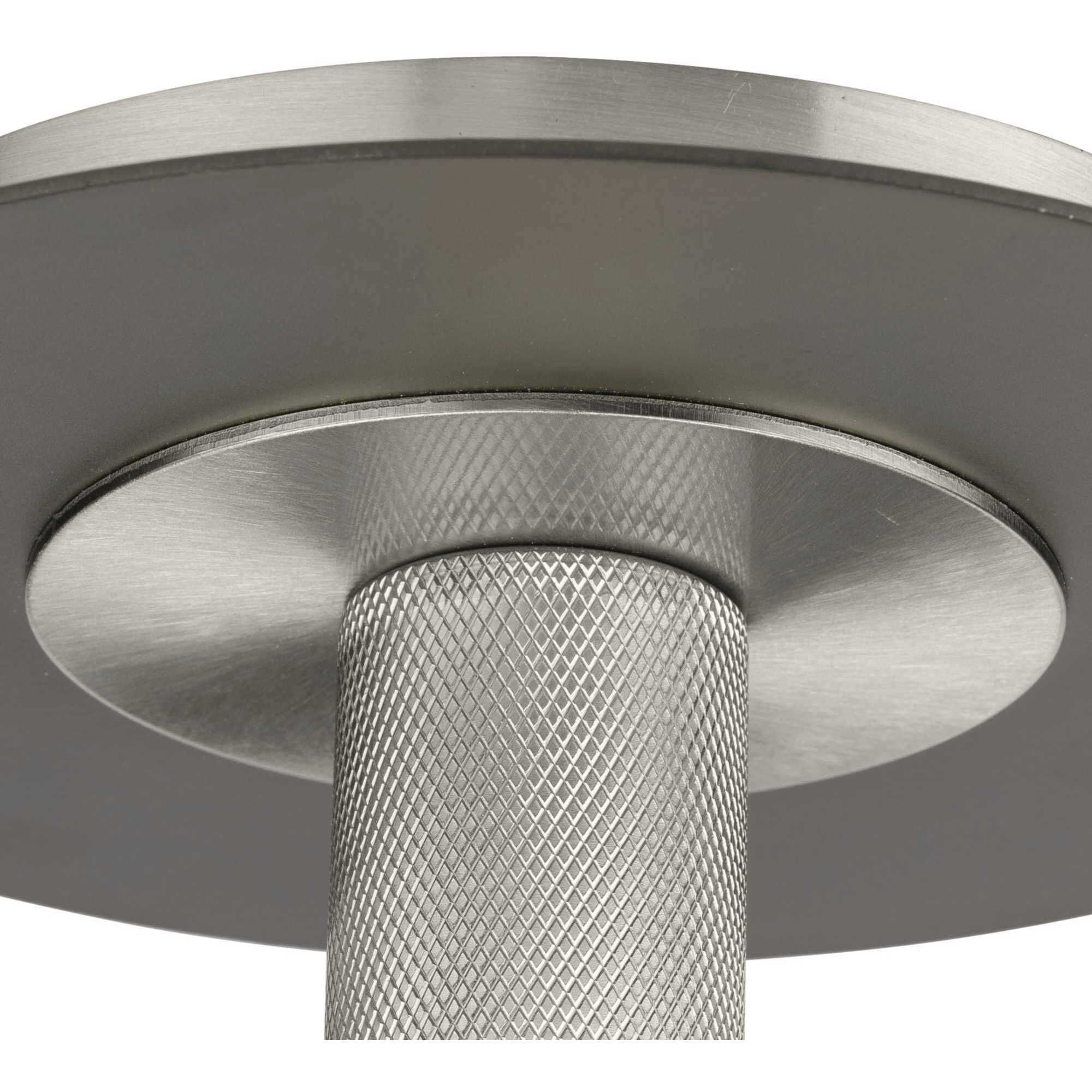 Trimble 1 Light 8 inch Brushed Nickel Flush Mount Ceiling Light, Design ...