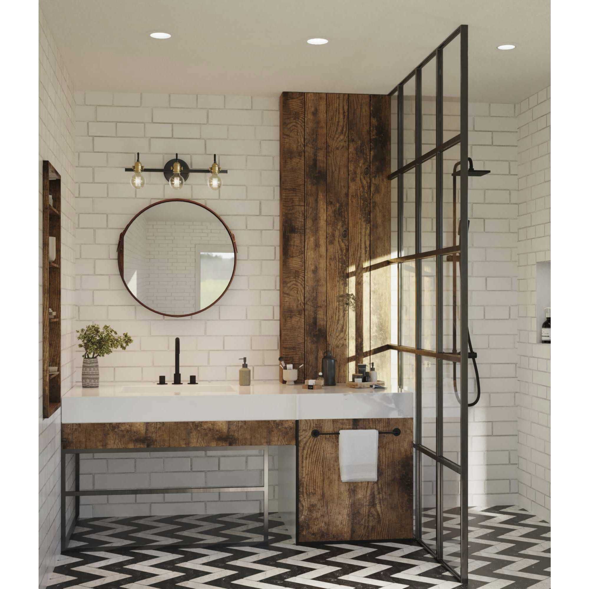 Progress P867WL 28 Recessed Lighting LED White Recessed Shower Trim