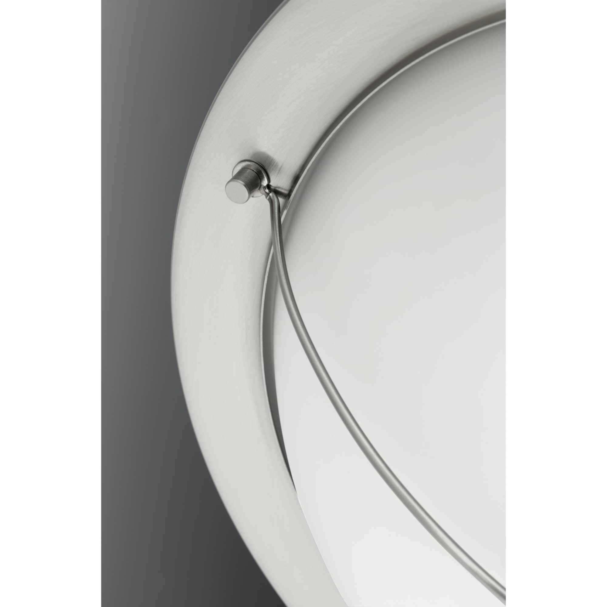 Progress P3631-0930K9 Portal LED LED 9 inch Brushed Nickel Flush Mount ...