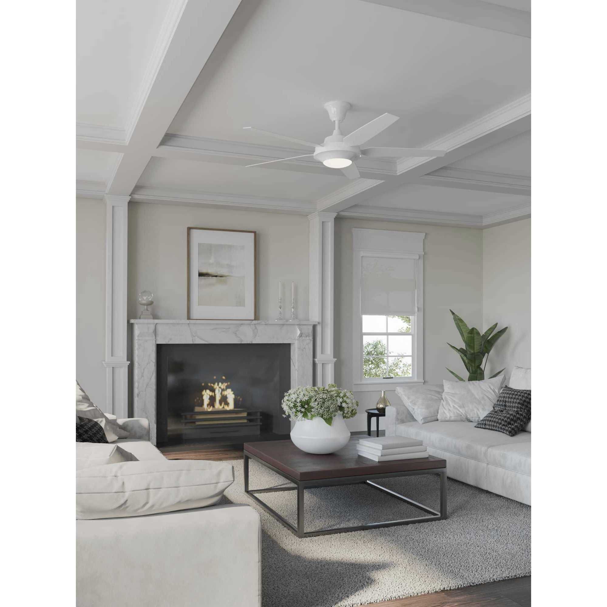 Progress P2539-3030K AirPro Signature Plus II 54 inch White Ceiling Fan ...