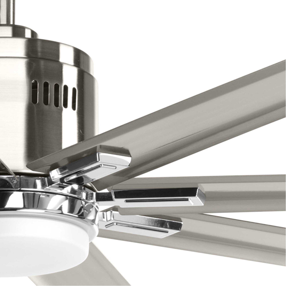 Progress P2550-0930K Vast 72 inch Brushed Nickel Ceiling Fan, Progress LED