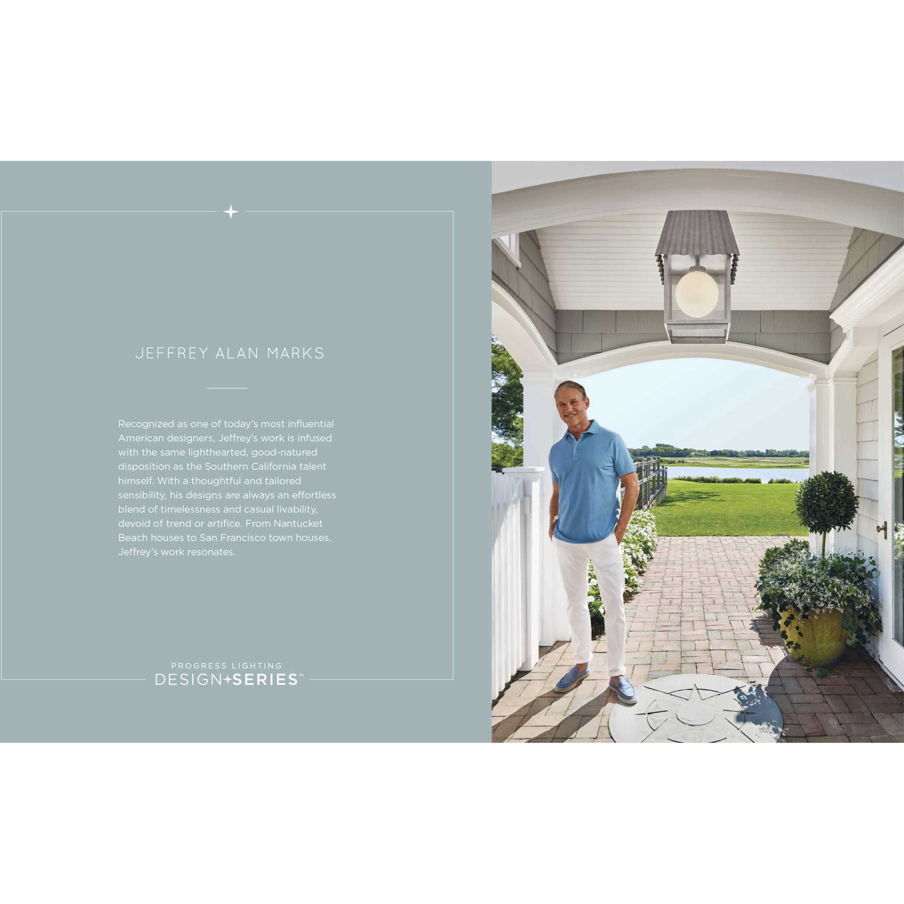 Progress P500196-161 Point Dume™ Shearwater 4 Light 16 inch Aged Brass ...