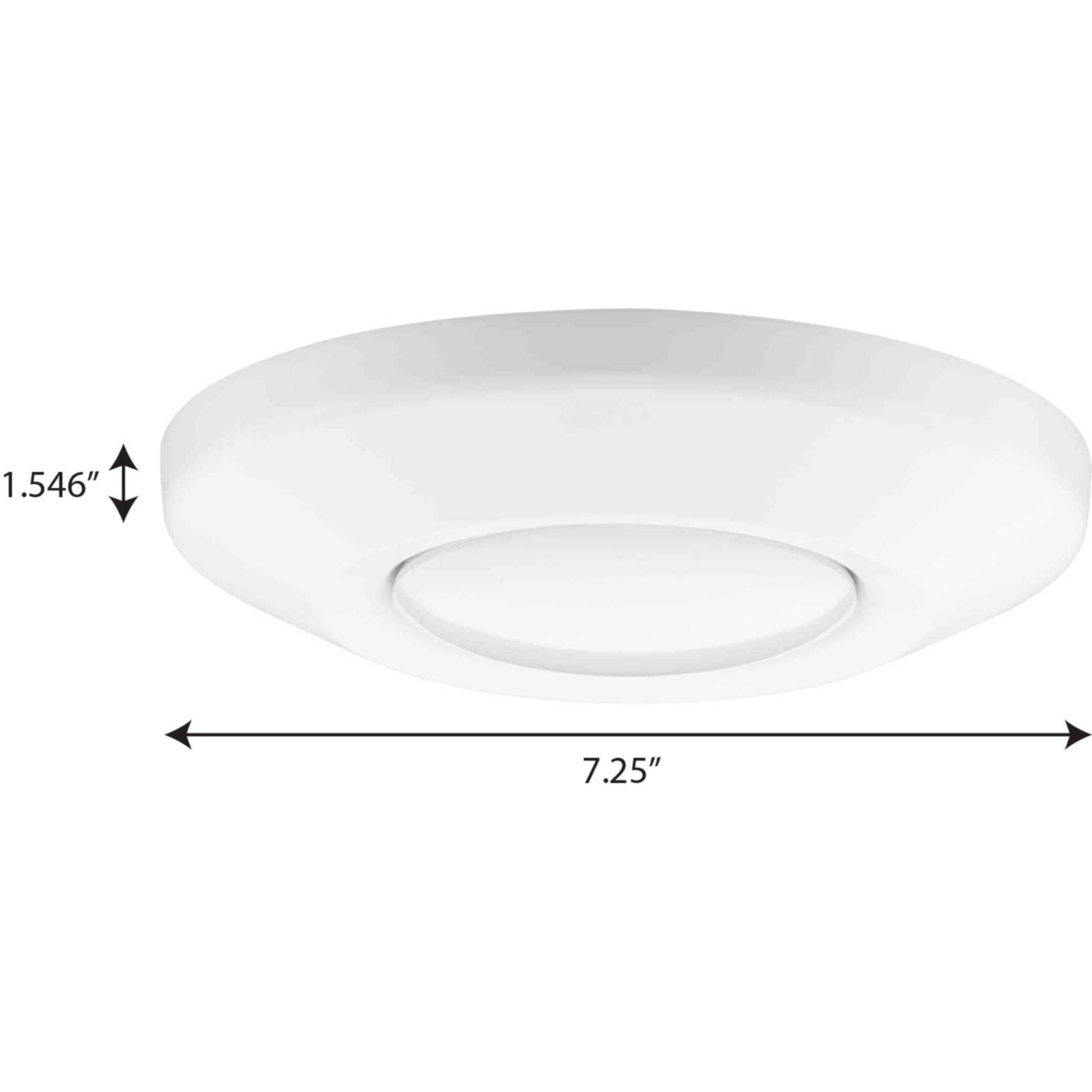 Progress P810029-028-30 Intrinsic LED 7 inch Satin White Flush Mount ...