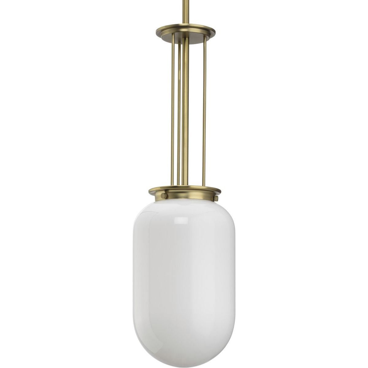 Progress P500476-191 Alisse 1 Light 7.5 inch Brushed Gold Pendant ...
