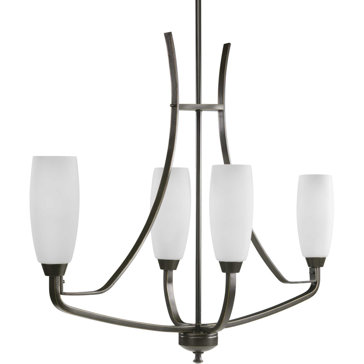 Progress P4435-20 Wisten 4 Light 12.5 inch Antique Bronze Chandelier ...