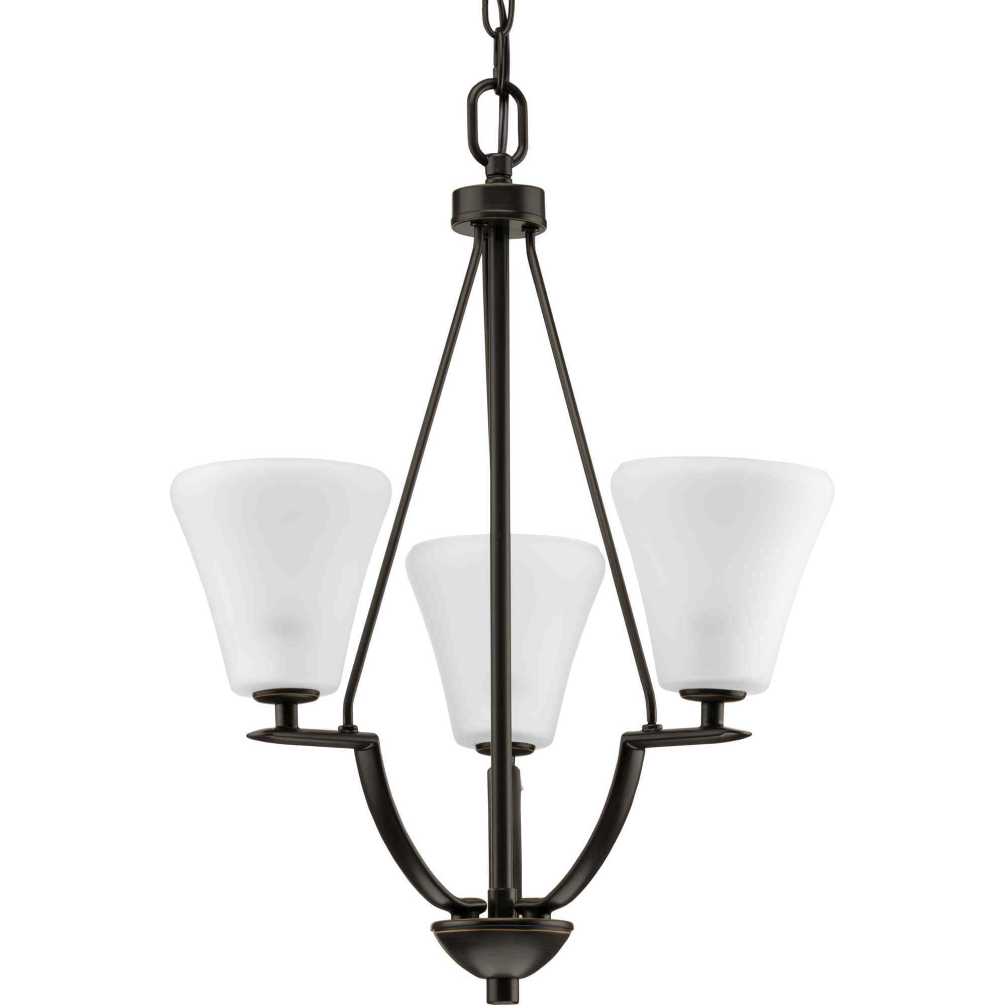 Progress P3821-20W Bravo 3 Light 18 inch Antique Bronze Foyer ...