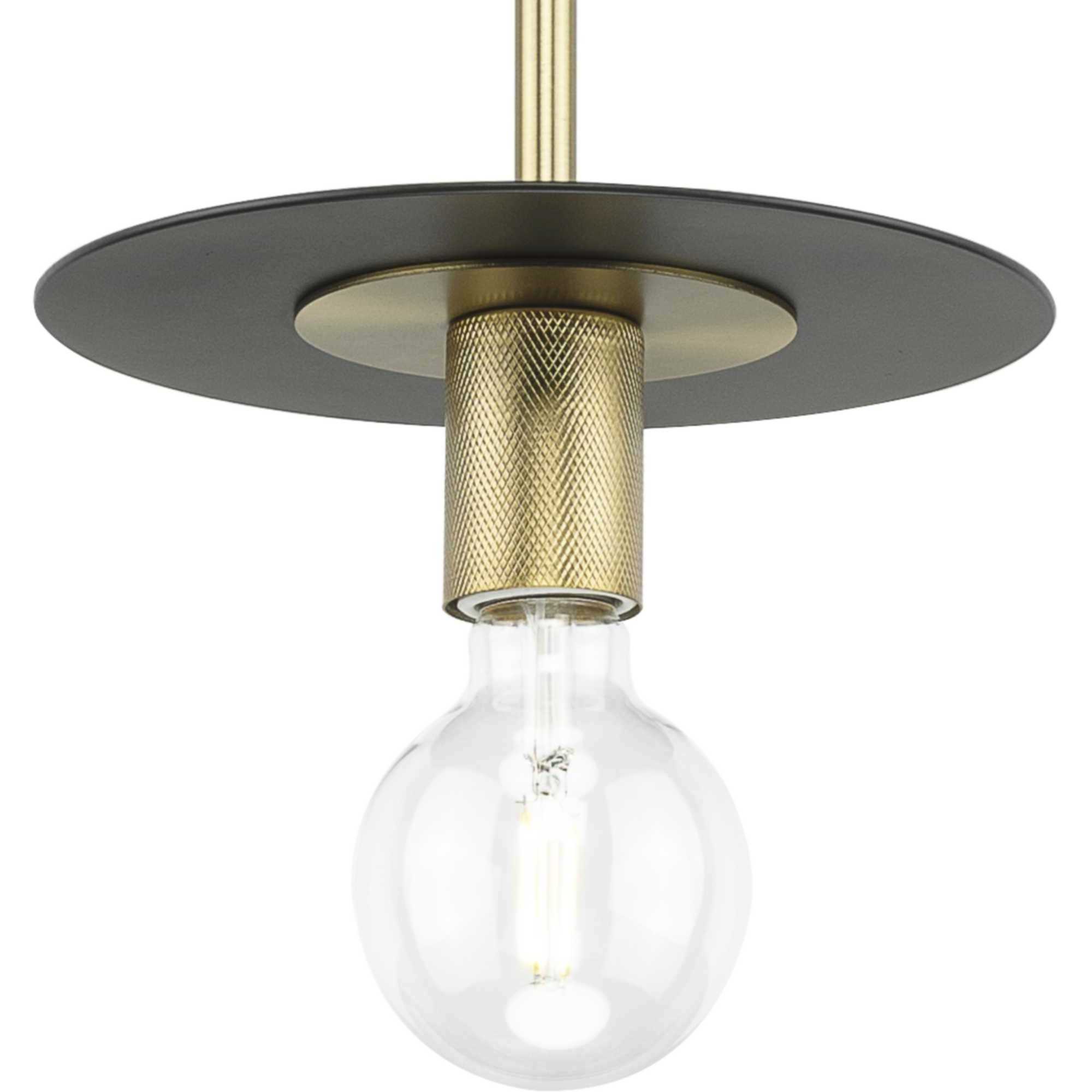 Progress P500392-109 Trimble 1 Light 8 inch Brushed Bronze Mini Pendant ...