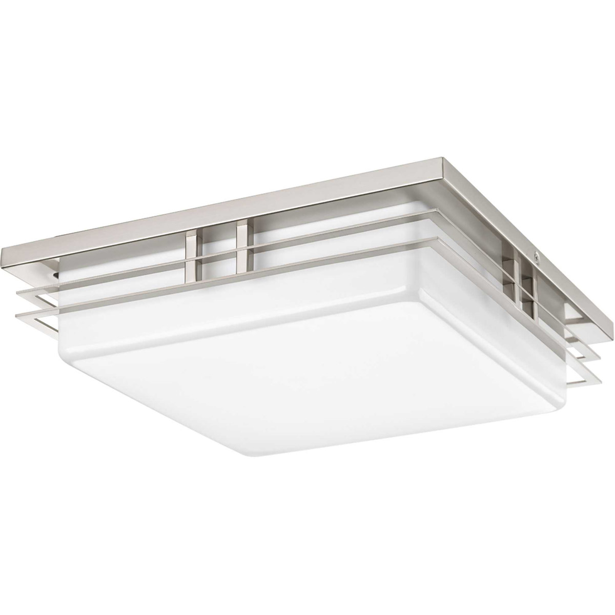Progress P3448-0930K9 Helm LED LED 14 inch Brushed Nickel Flush Mount ...
